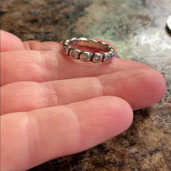 Pandora | Jewelry | Pandora Retired Cz Ring | Poshmark